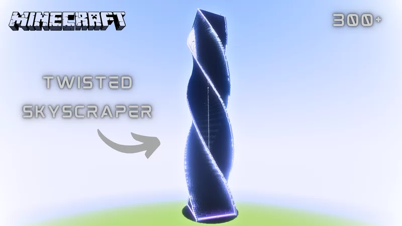 Futuristic Twisted Skyscraper v.6 Minecraft Map