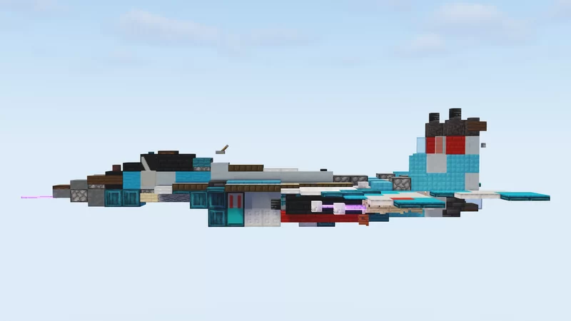 MiG-35 "Fulcrum" Multirole Fighter (1.5:1 Scale) Minecraft Map