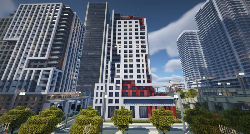 Myriad appartements/condos Minecraft Map