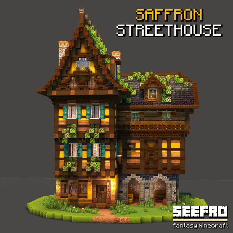 Saffron streethouse Minecraft Map