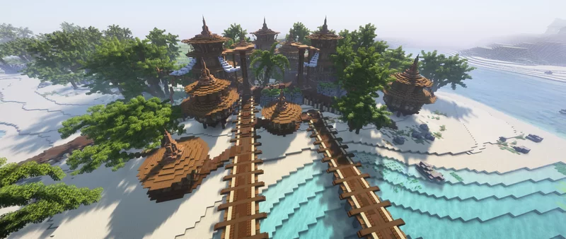 Beach Side Town (Avatar - Metkayina) Minecraft Map