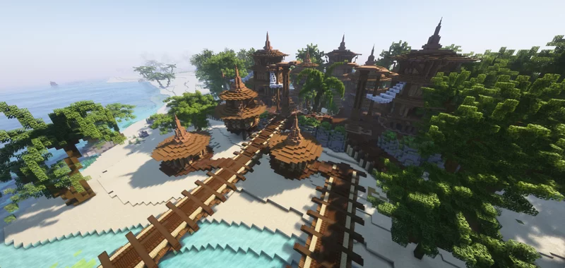 Beach Side Town (Avatar - Metkayina) Minecraft Map
