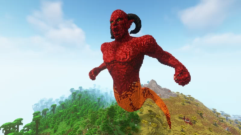 Minecraft Ifrit Devil Statue Minecraft Map