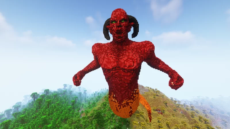 Minecraft Ifrit Devil Statue Minecraft Map