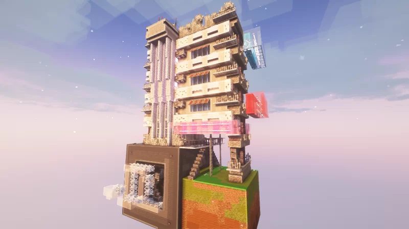 Cyberpunk House 1.21.4 Minecraft Map