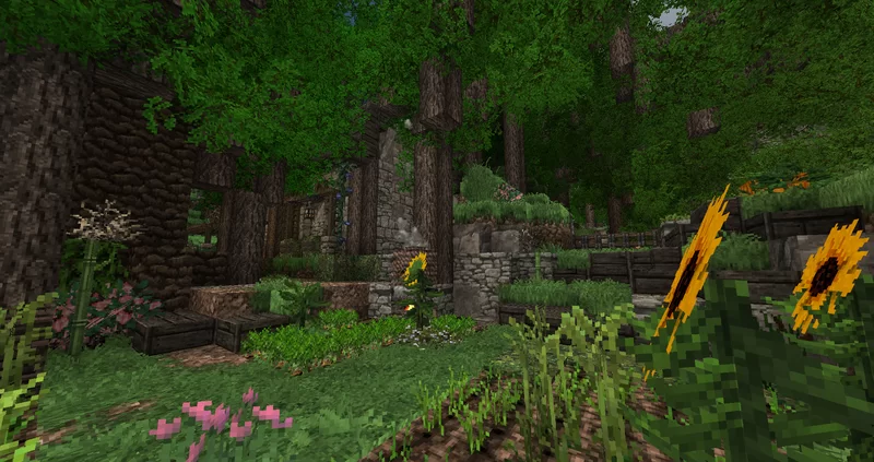 House in the forest (with litematic) Minecraft Map