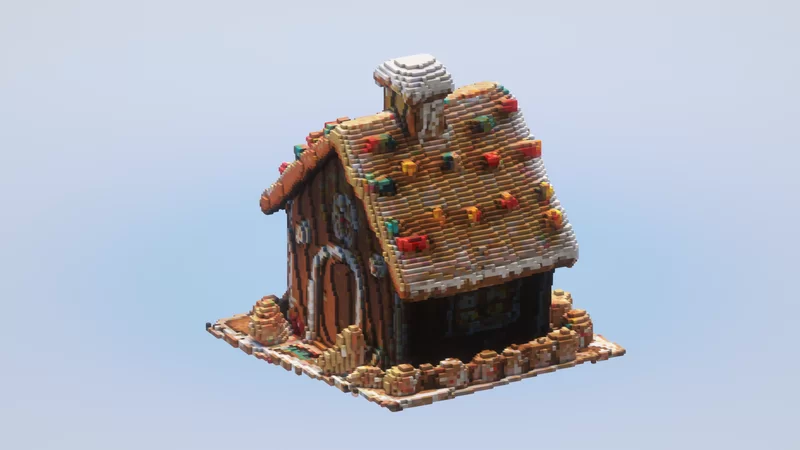 Gingerbread house Minecraft Map
