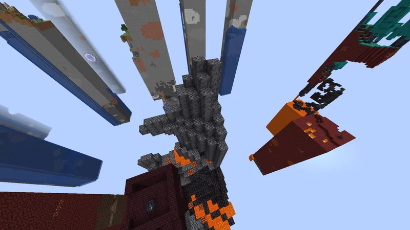 Scattered Chunks for Bedrock Minecraft Map