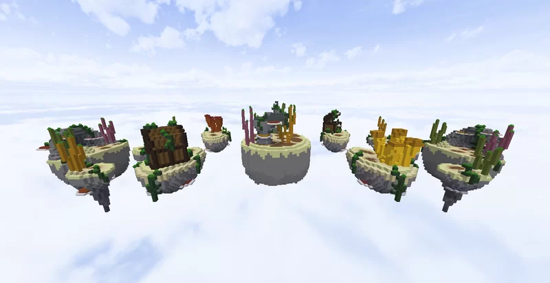 3 Fireball Fights arenas - Pack 4 Minecraft Map