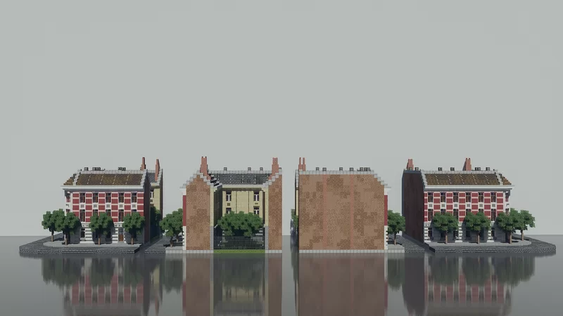 SIMPLE SURIVIAL TOWNHOUSE! Minecraft Map