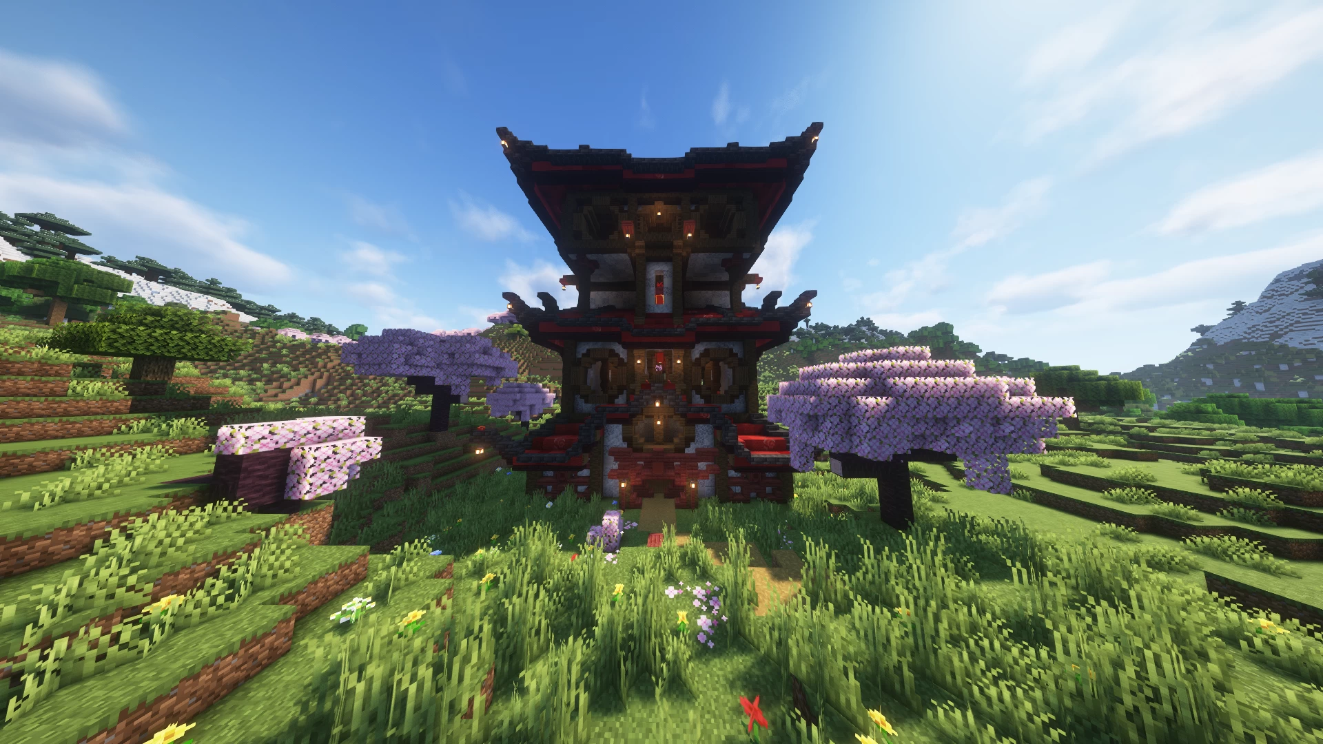 Japanese Temple Minecraft Map Land Of Soroku | Minecraft
