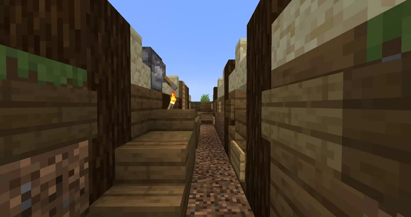 Mark V and a trench Minecraft Map