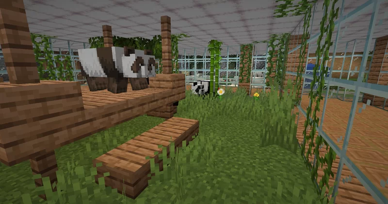 Underground Home and Zoo World Minecraft Map