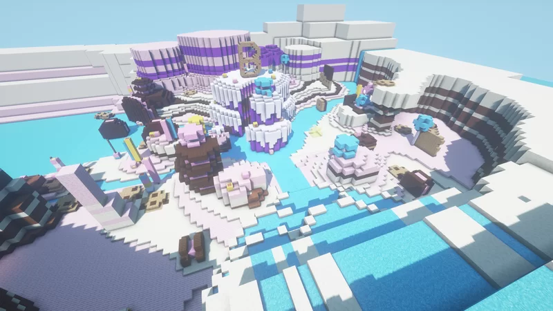 Pixel Gun 3D - Candy Land Minecraft Map