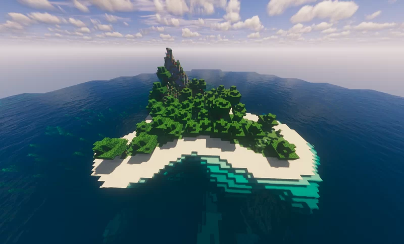 Landscape terraform island (FREE!!) Minecraft Map