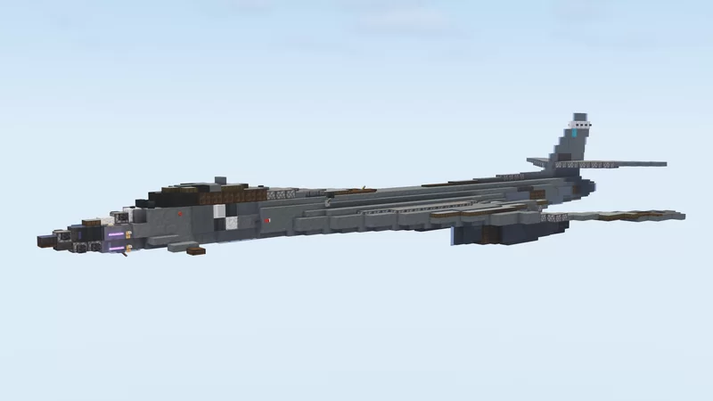 B-1B "Lancer" Strategic Bomber (1.5:1 Scale) Minecraft Map
