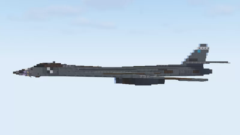 B-1B "Lancer" Strategic Bomber (1.5:1 Scale) Minecraft Map