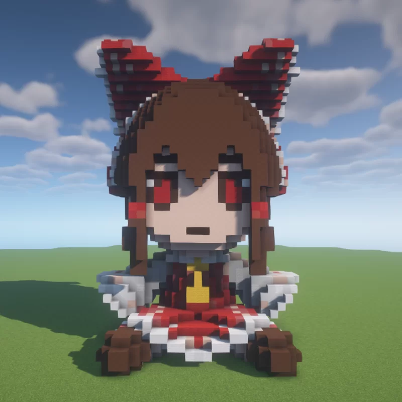 Hakurei Reimu Fumo Minecraft Map