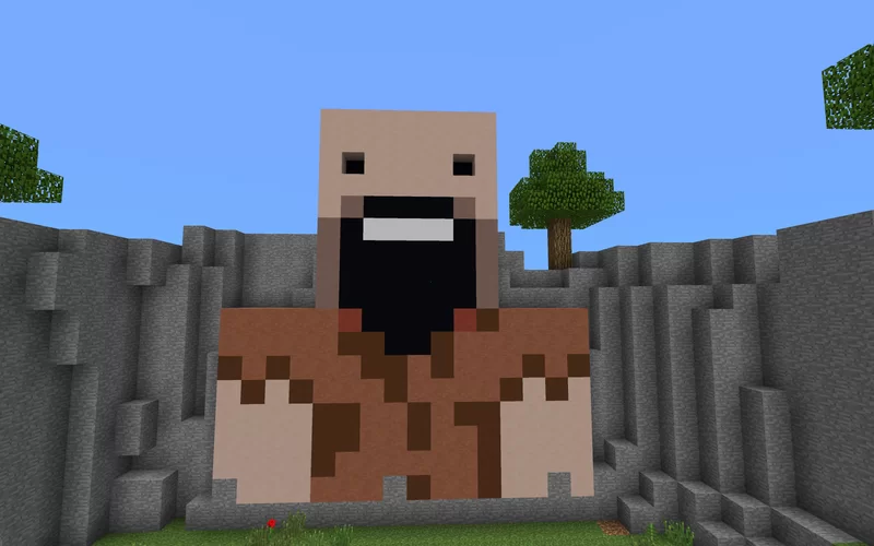 my temple of Notch Minecraft Map