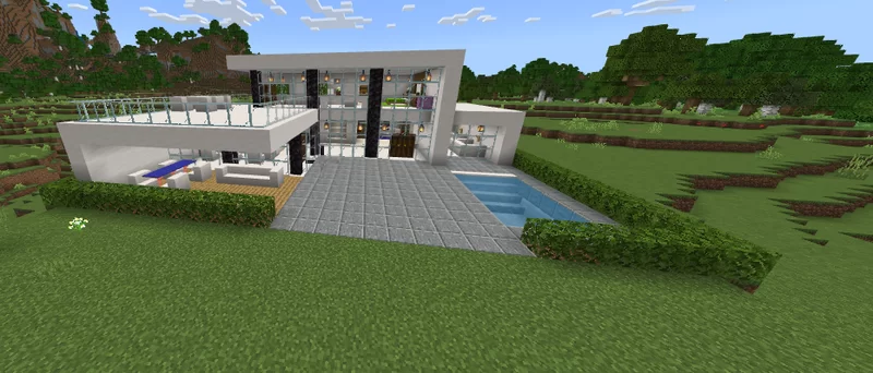 modern house (.mcworld folder) Minecraft Map
