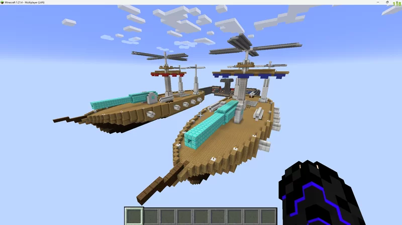 Airship Battle - by dewtroid Minecraft Map