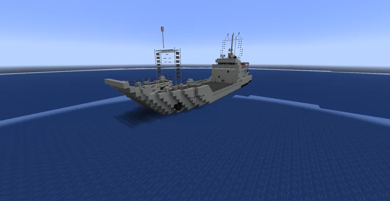 runnymede class landing ship its in 1.5:1 Minecraft Map