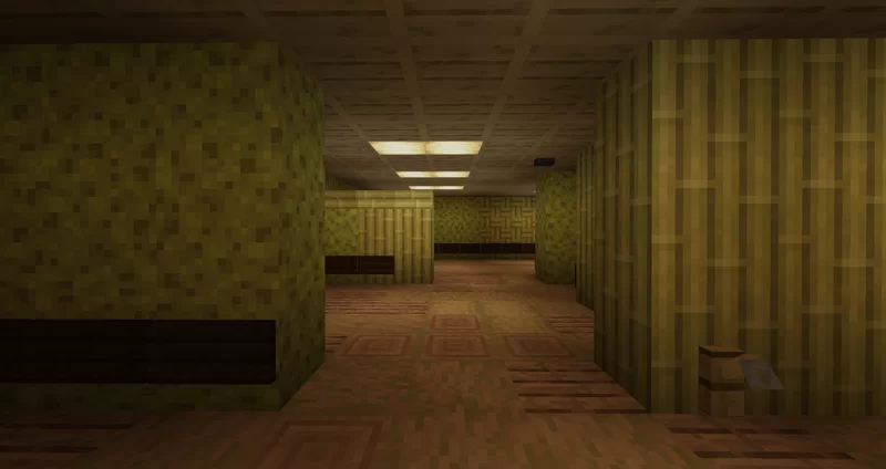 The Backrooms V2 Minecraft Map