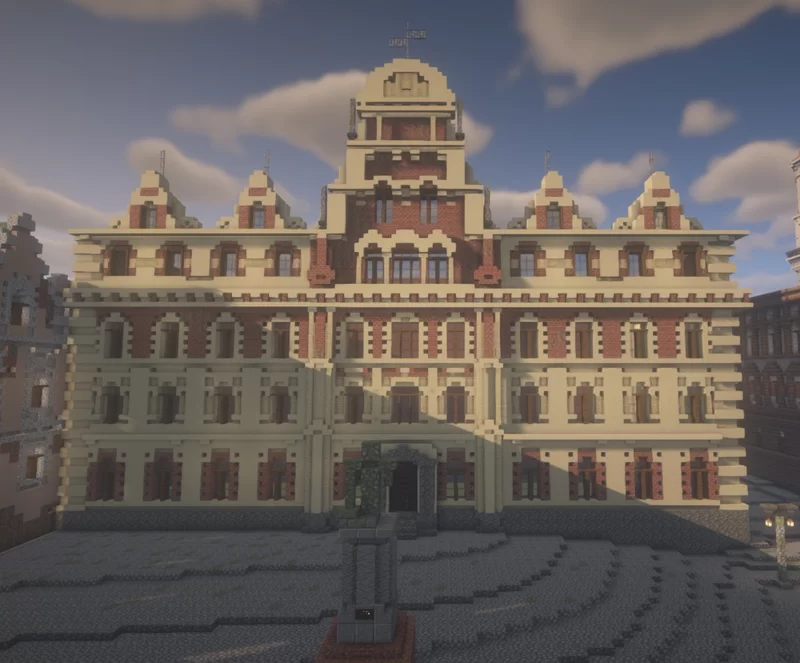 Vyborg Town Hall Minecraft Map