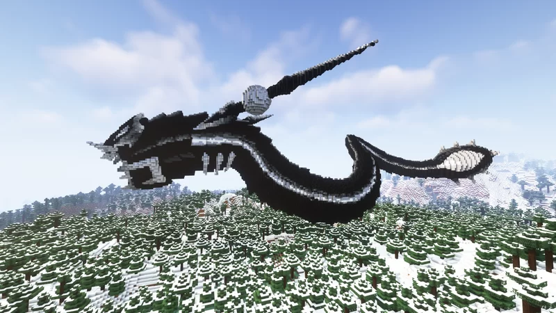 Minecraft Alien Worm Statue Free Schematic Minecraft Map