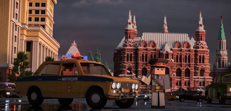 VAZ LADA-2103 Minecraft Map