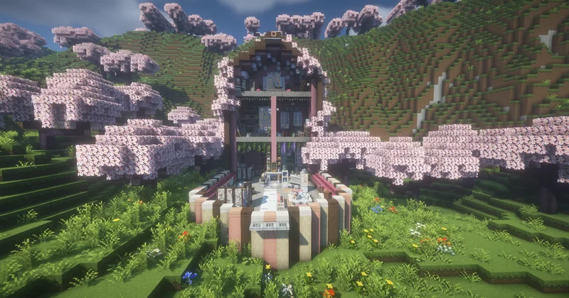 Polly Pocket, Suitcase Dollhouse build, Creative Map 1.20 Minecraft Map