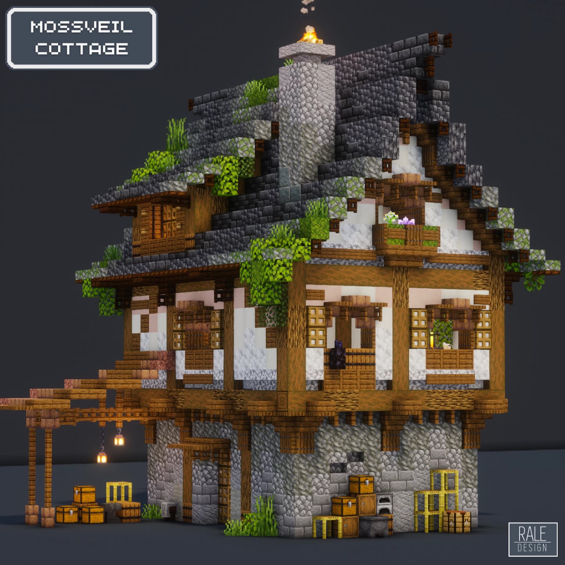 Minecraft Medevil House Cottage