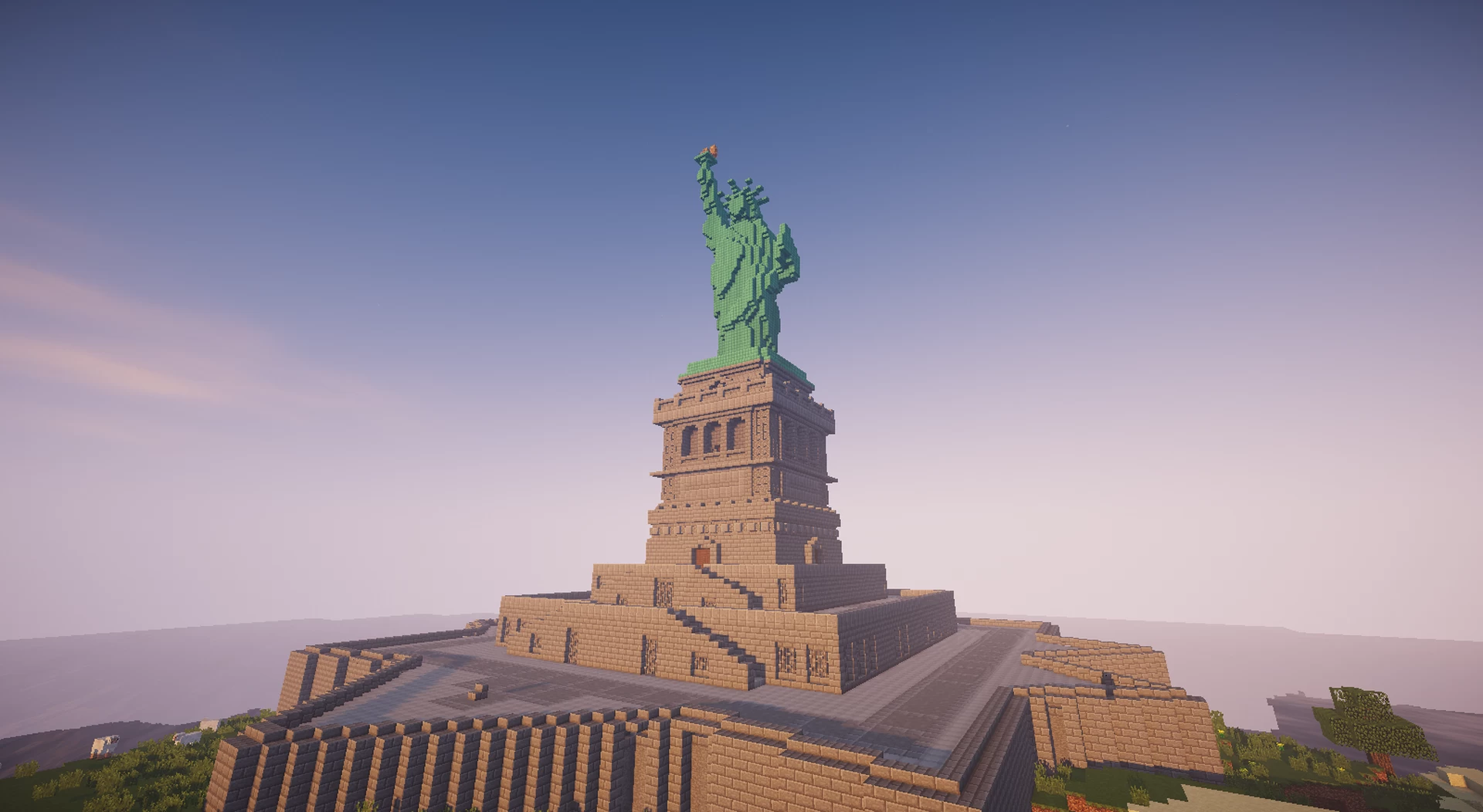Statue Of Liberty Minecraft Tutorial