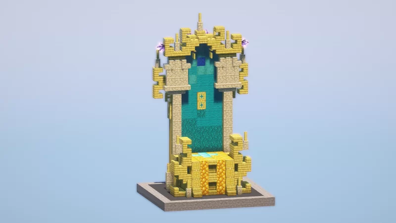 Poseidon throne Minecraft Map