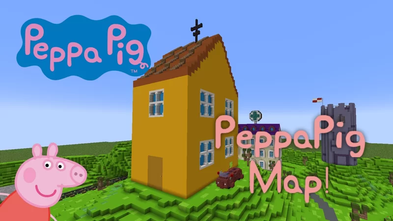 Peppa Pig Hide&Seek Map! | 1.21.1 Minecraft Map