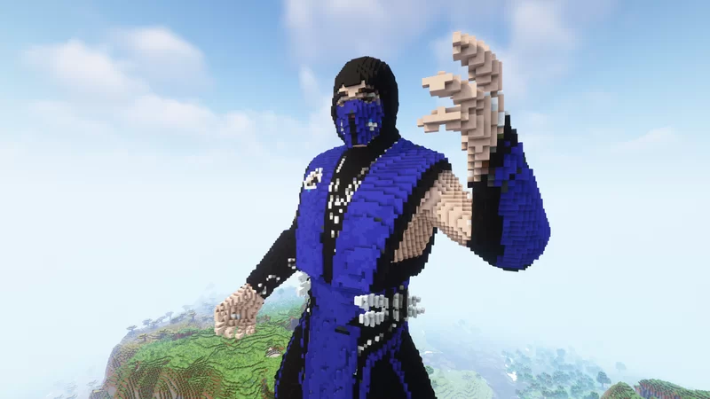 Minecraft SubZero Statue Minecraft Map
