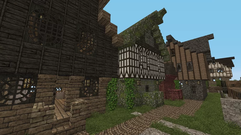 Big Random Village (modded) Minecraft Map