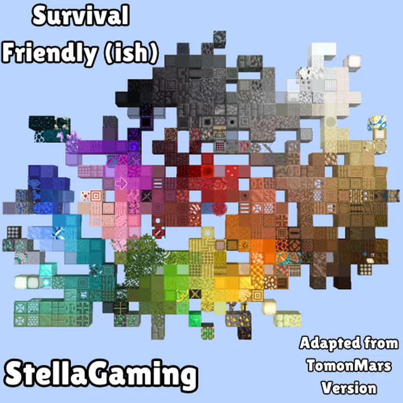 Survival Friendly(ish) Gradient Flow Chart Minecraft Map