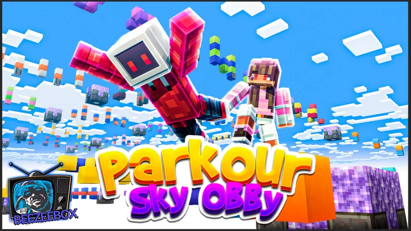 Parkour Sky Obby Minecraft Map