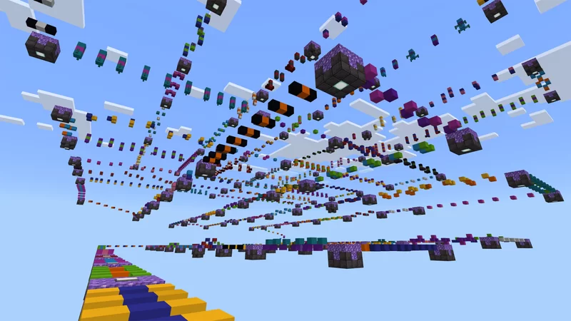 Parkour Sky Obby Minecraft Map