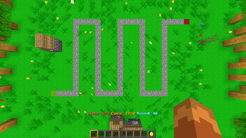 BTD6 In Minecraft (CrafTD6) Minecraft Map