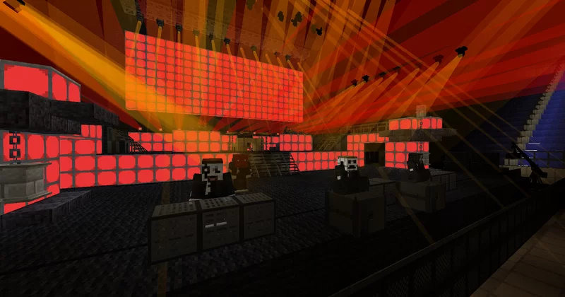 Slipknot 2023 Tour Stage Minecraft Map