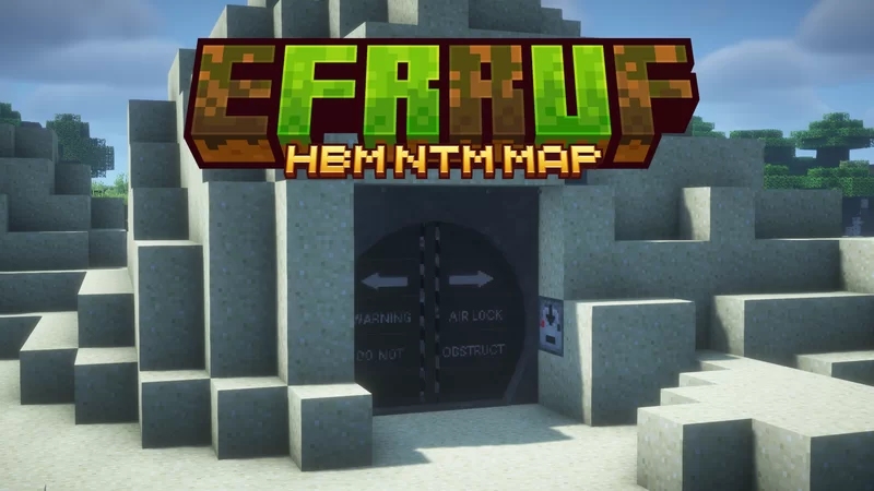 EFRRUF - HBM`S NTM map [DELTA UPDATE] Minecraft Map