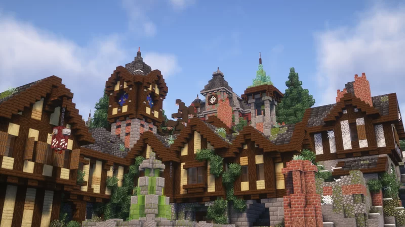 Mr Mirror's Abandoned Village Transformation (YouTube Map) Minecraft Map