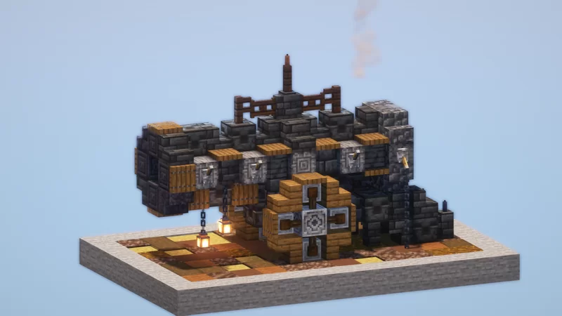 Steampunk Cannon Minecraft Map