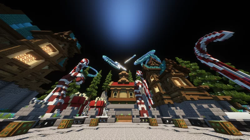 { 🎅 } CHRISTMAS LOBBY V2 | DOWNLOAD Minecraft Map