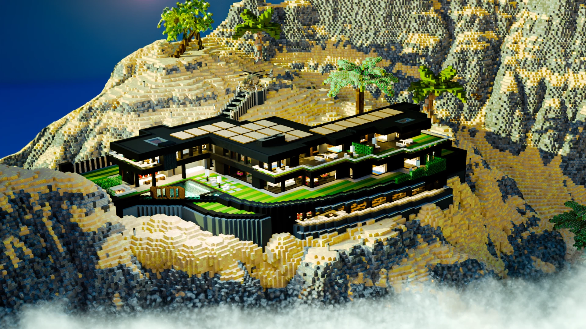 Minecraft Diamond Mansion