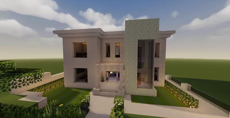 Modern House 65 (Map + Schem) Minecraft Map