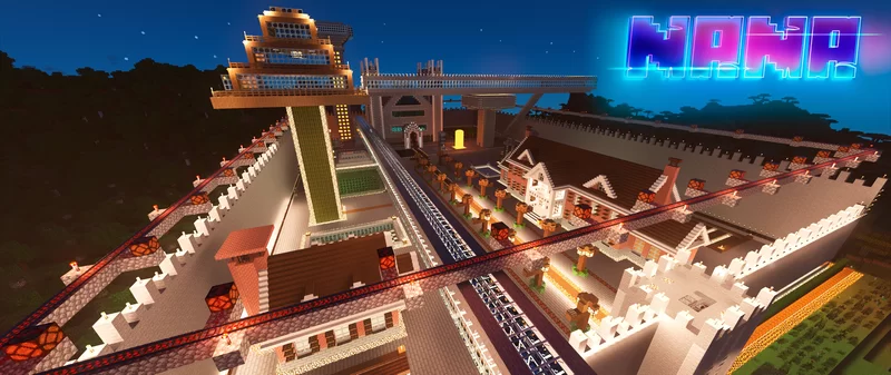 Explore 'NANA': Where Every Hidden Structure Tells a Story Minecraft Map