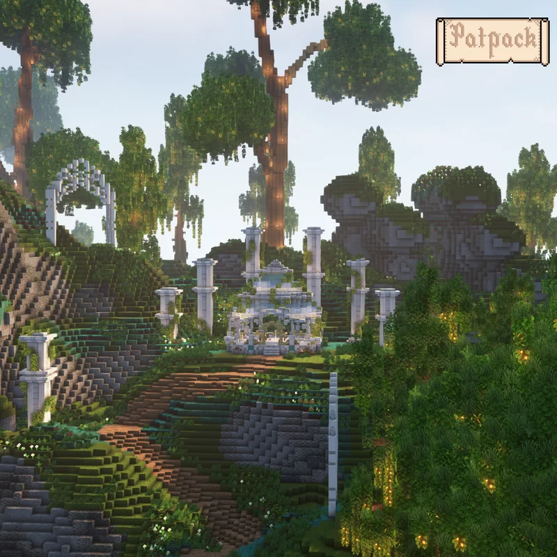 Elven Rostrum Hall [Map + Schematic] Minecraft Map